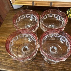 Indiana Glass | Dining | Vintage Indiana Glass Colony Ruby Red ...